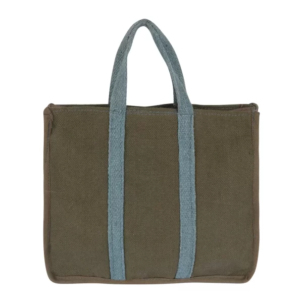 Canvas Webbing Gusset Bag 11"x13"x4.5" - No Plastic Shop