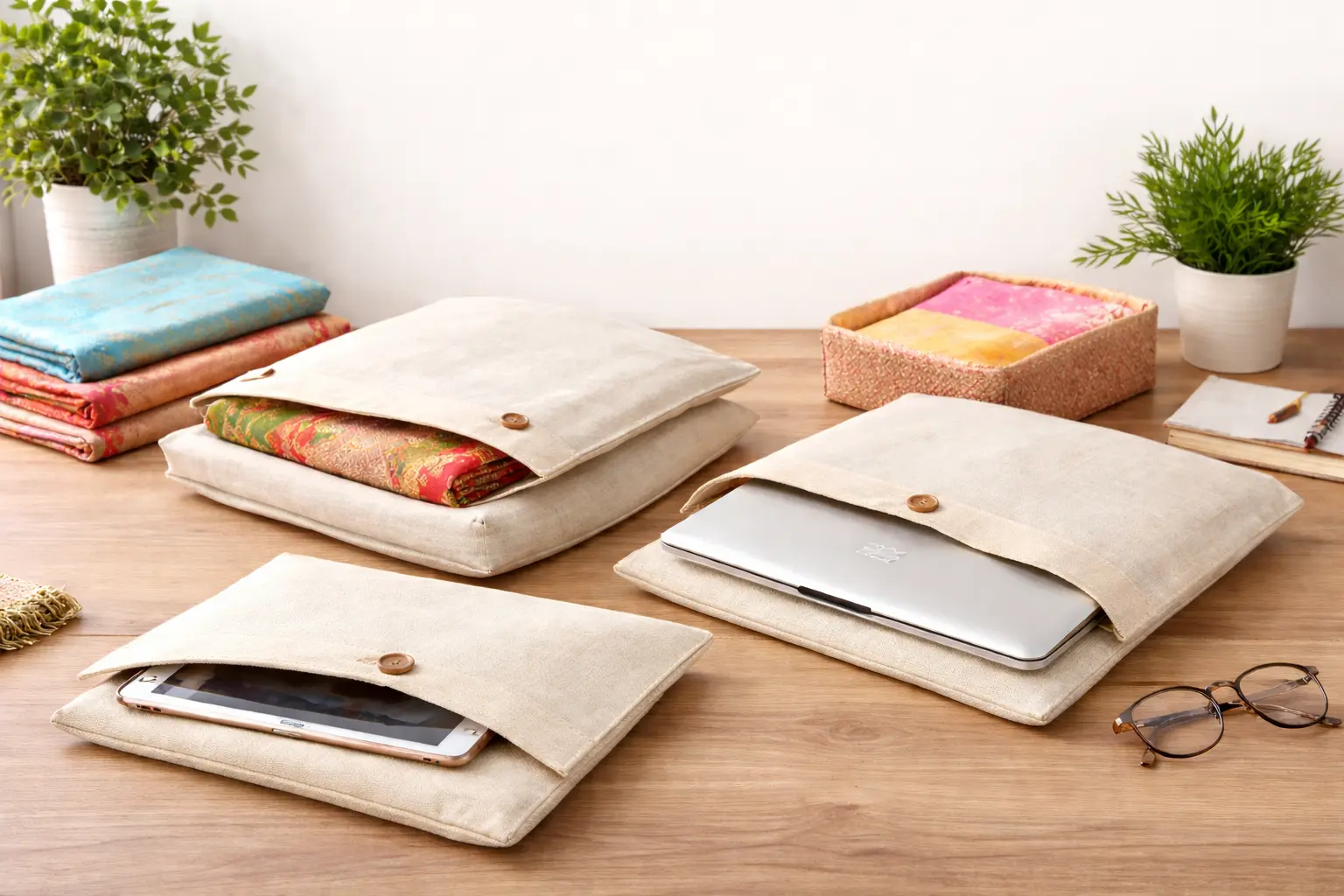 Flap Bags for Saree, Garments & Laptop Storage | No Plastic Shop